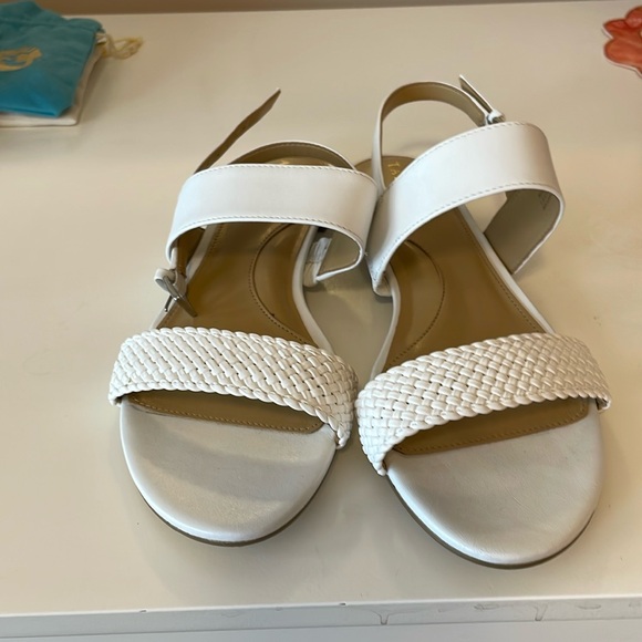 Talbots | Shoes | Nwt Talbots White Leather Sandals | Poshmark